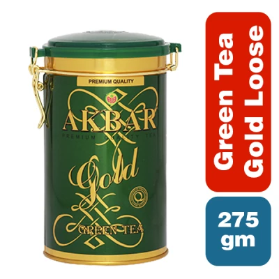 AKBAR GREEN TEA GOLD 24 X 275 g (TIN) | AKB022
