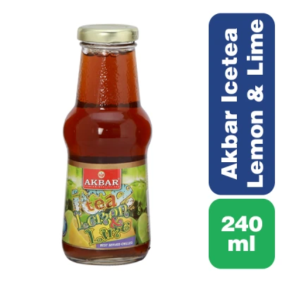 AKBAR ICE TEA 240 ml - LEMON&LIME | AKB026