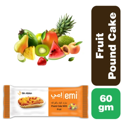 EMI POUND CAKE 60 g WITH FRUIT | BIN010