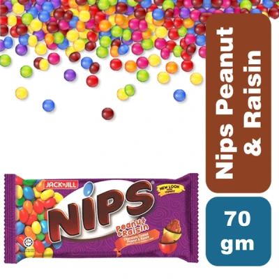 NIPS PEANUT & RAISIN 70 g | URC010
